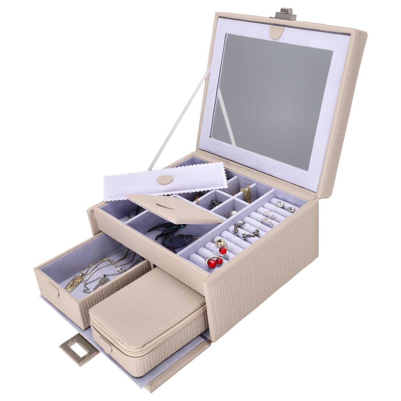 Windrose Schmuckkästchen Corbello 803948 taupe | Koffer-to-go