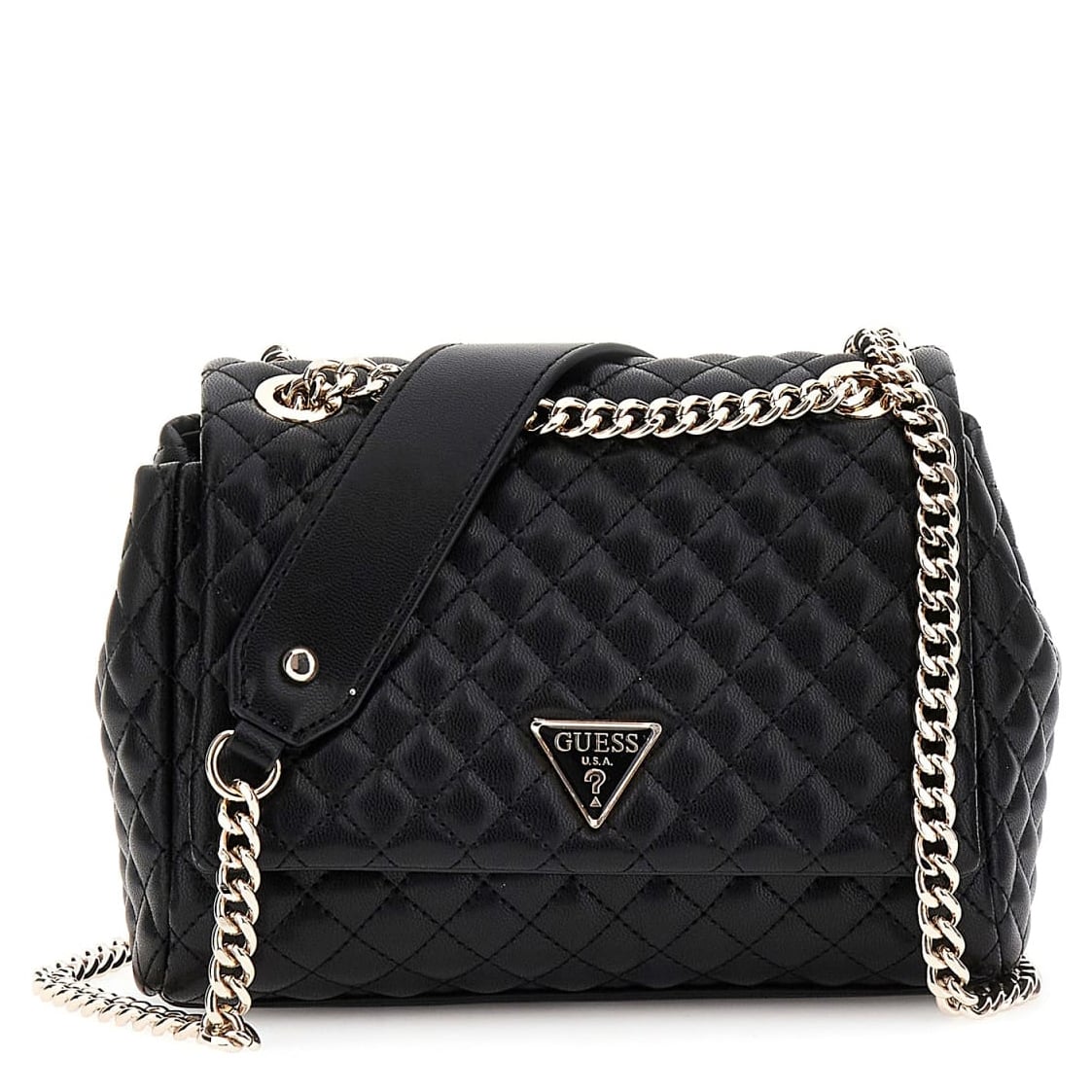 Guess Umhängetasche Everlee Convertible XBody Flap black | Koffer-to-go