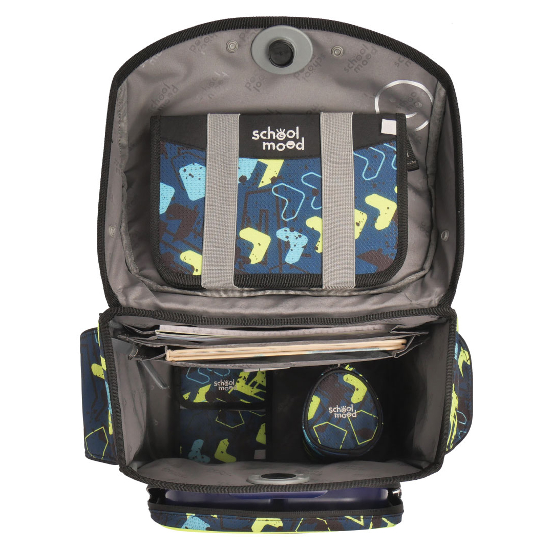 School-Mood Schulranzen Set 7tlg. Timeless Pro Elias (2025) | Koffer-to-go