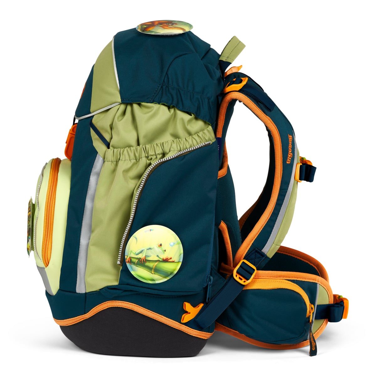 Ergobag Schulranzen Set 6tlg. Pack (2024) Eco Hero Nature Explorer EntdeckBär | Koffer-to-go