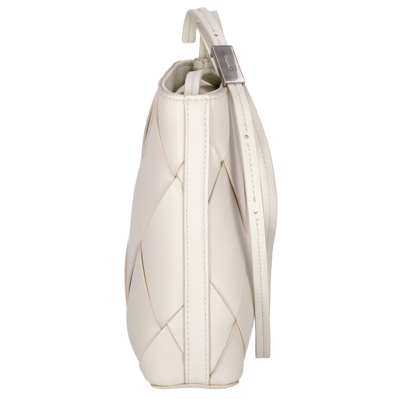 Calvin Klein Umhängetasche CK Woven Square Crossbody chalk | Koffer-Kopf